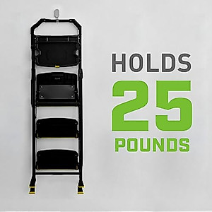 3M CLAW 25 lb. 2 Drywall Black Hooks & 2 Extra Picture Hangers, Heavyweight Hanging Solution for Backpacks, Jackets, Pictures and Room Decor, Cute Wall Hooks - 4 Pack