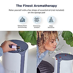 Miko Air Purifier For Home HEPA Air Purifier Covers 400 sqft In Large Room, 3 Fan Speeds, Built-in Timer, 150 CADR, Sleep Mode- True H13 HEPA Removes 99.97% Smoke, Pollen, Pets, Allergies,