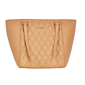 Vera Bradley Womens Quilted Ella Tote Cognac One Size