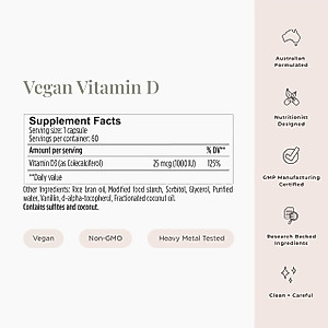 JSHealth Vitamin D3 1000iu Supplement for Healthy Muscle Function, Bone and Heart Health, and Immune Support