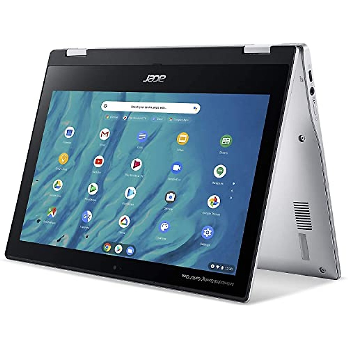 Acer Chromebook Spin 311 Convertible 2-in-1 Laptop, MediaTek MT8183C Octa-Core Processor, 11.6in HD Touch, 4GB LPDDR4, 32GB eMMC, Gigabit, WiFi 5, Bluetooth, Google Chrome