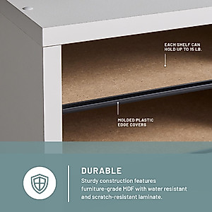 Safco Literature Organizer, 24 Compartments, 2 Drawers, Office and Classroom Mailbox with Adjustable Shelves, Wood Paper and Mail Sorter, Gray