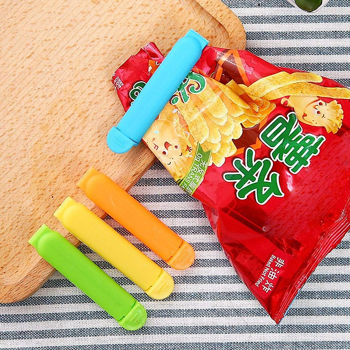 Plastic Sealing Clips for Food Snack Bag, 2.7Inch Bag Sealing Clips,Chip Bag Clips, Bag Clips for Food Storage