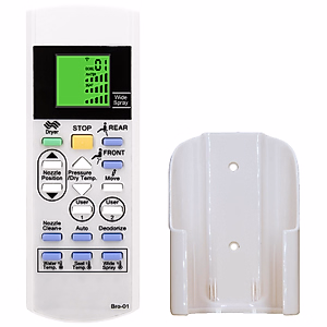 XIVUE Replacement Remote Control for Brondell Bidet Toilet Seat Swash CL825 (Also Work with S1400 S1200 S1000 S900 S300) with Mounting Bracket, White, B620240102B01(Bro-01_zhijia)