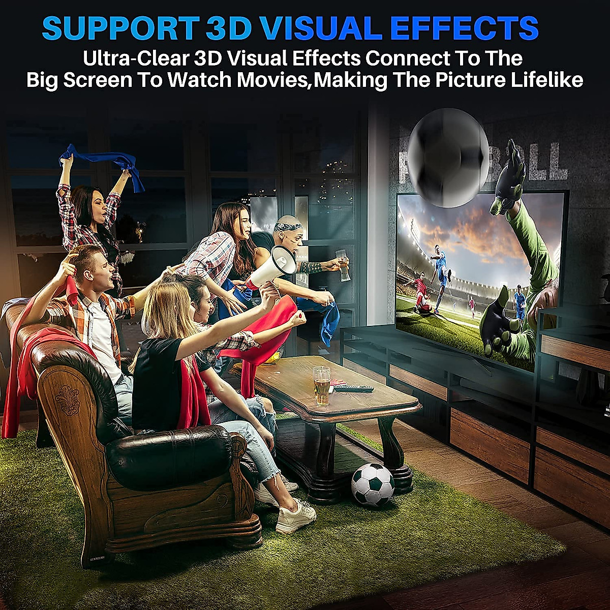 Adoreen 4K DisplayPort Cable 50 feet, DP to DP 1.2 Cord(from 1.5 to 50ft) 4K@60Hz 2K 1440p,1080p Full HD Display Port for 3D PC TV Gaming Monitor with 5 Ties(15.2m)-NOT HDMI