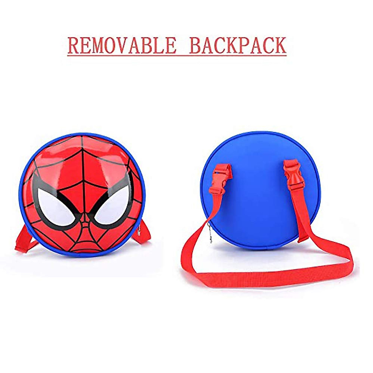 WZCSLM Anime School Bags student Oxford Cloth Vacation Backpack Travel Bag Luggage Trolley Case with Six Wheels Good friend's gift Laptop backpack (blue)