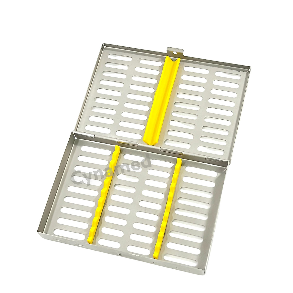 Cynamed Premium German Dental Autoclave Sterilization Cassettes Box Rack for 10 Instruments Branded
