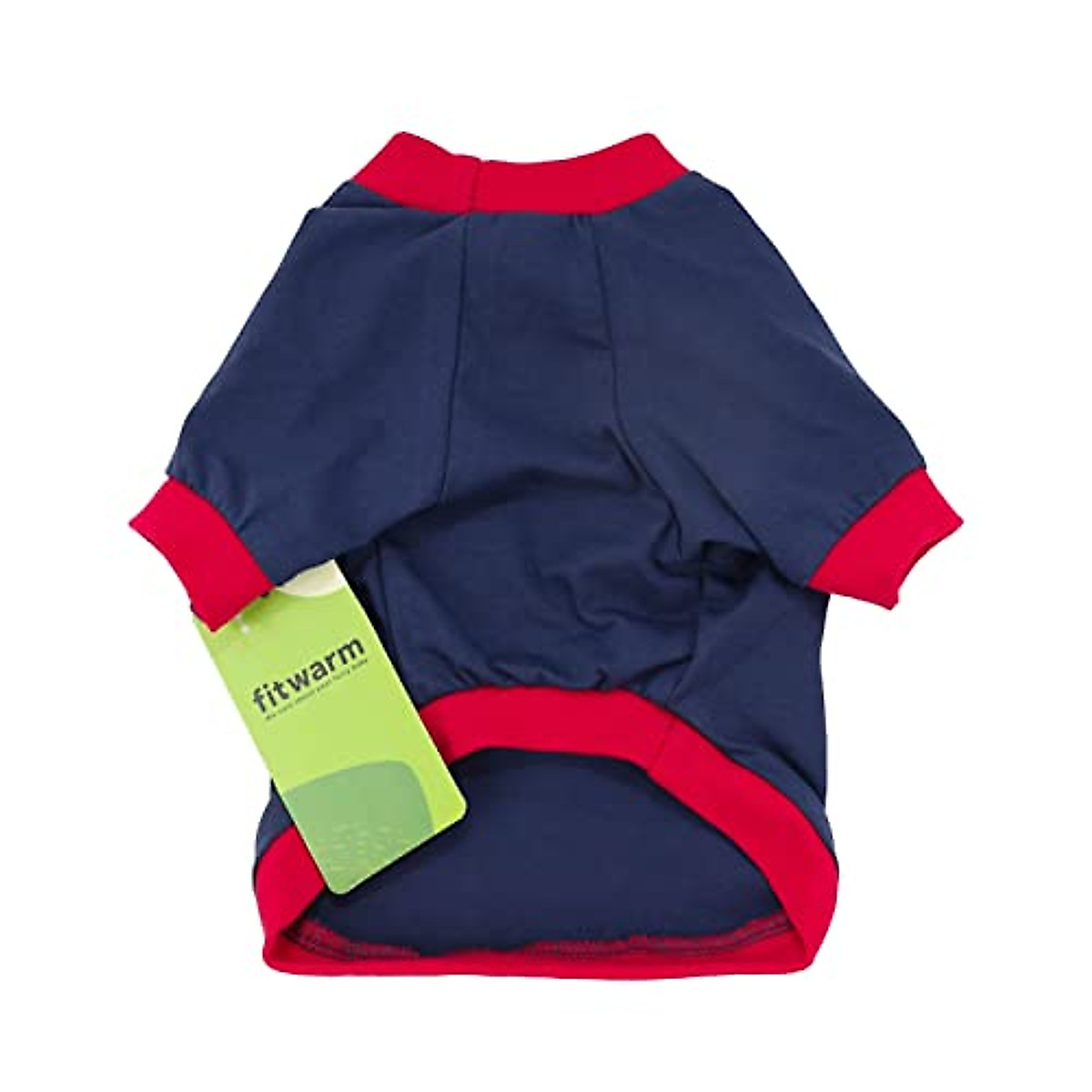 Fitwarm Happy 4th of July Dog Outfit, Holiday Dog Clothes for Small Dogs Boy, Fourth of July Pet Shirt, Patriotic Cat Costume, 100% Breathable Cotton, Red, Navy Blue, White, Medium