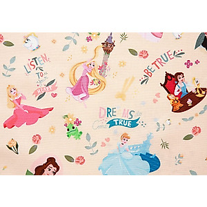 Disney Cotton Fabric by The Yard Princess Character Fabric 110cm Wide Princess Friends