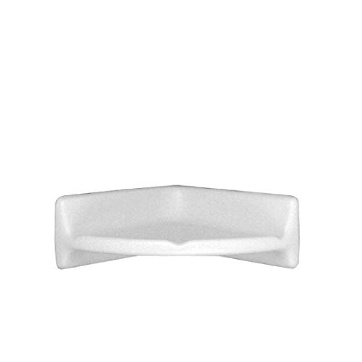 Daltile Restore 8-1/2 in. x 8-1/2 in. x 2-5/8 in. Ceramic Wall Mounted Corner Shelf in Bright White