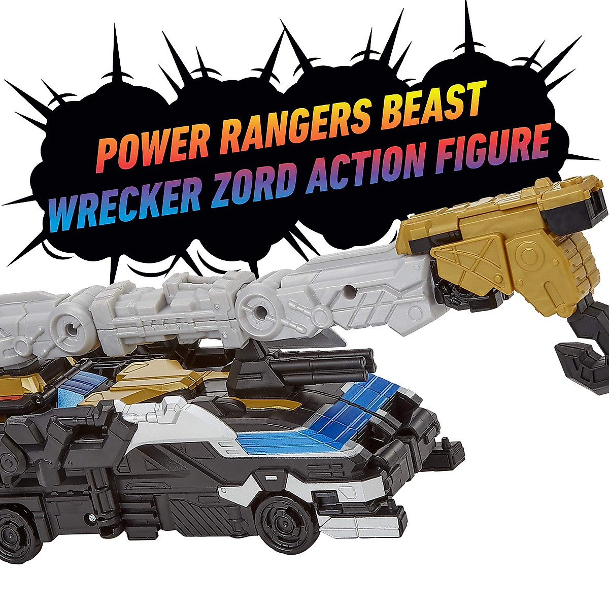 Power Rangers Beast Morphers Beast Wrecker Zord Converting Action Figure Toy from TV Show