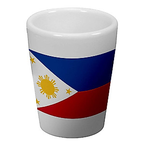 Express It Best Shot Glass - Flag of Philippines Filipino, Pinoy
