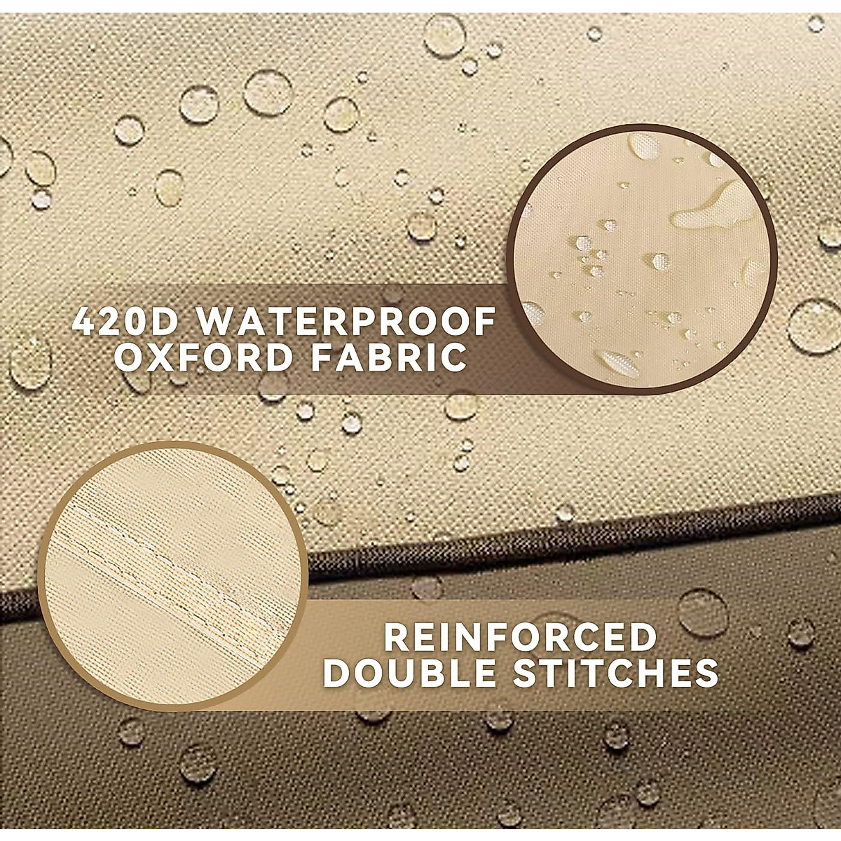 HEPOVER Porch Swing Cover 61Inch Waterproof Hanging Outdoor Swing Cover Garden Hammock Swing Chair Cover Patio Furniture Cover