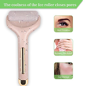 AITINIA Ice Roller Face Roller Massager for Puffiness Relief Pain and Minor Injury Beauty Products to Tighten Pores Whiten Skin