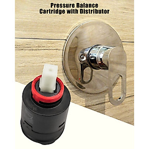 Qnbes Pressure Balance Cartridge 40mm with Distributor Replace 40PHF-2 Compatible with Shower Faucet (Cartridge Only)
