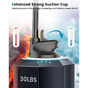 APPS2Car for Magsafe Car Mount Magnetic Phone Holder Upgraded 13-Inch Long Arm Suction Cup Windshield Mount fits iPhone 15 Pro Max Plus 14 13 12 Mini