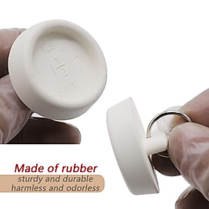 Joyangy Pack of 2 Rubber Drain Stopper, 1-1/2 Inch to 1-5/8 Inch Bathroom Sink Stopper, Universal Bathtub Drain Plug with Hanging Ring for Bathroom Kitchen Sink Tub Drain