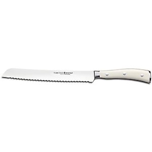 Wusthof Classic Ikon 8-Inch Bread Knife, Creme