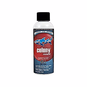 ATM Blue Shark Animal Planet Tanked Colony Nitrifying Bacteria Freshwater for Aquarium, 4-Ounce