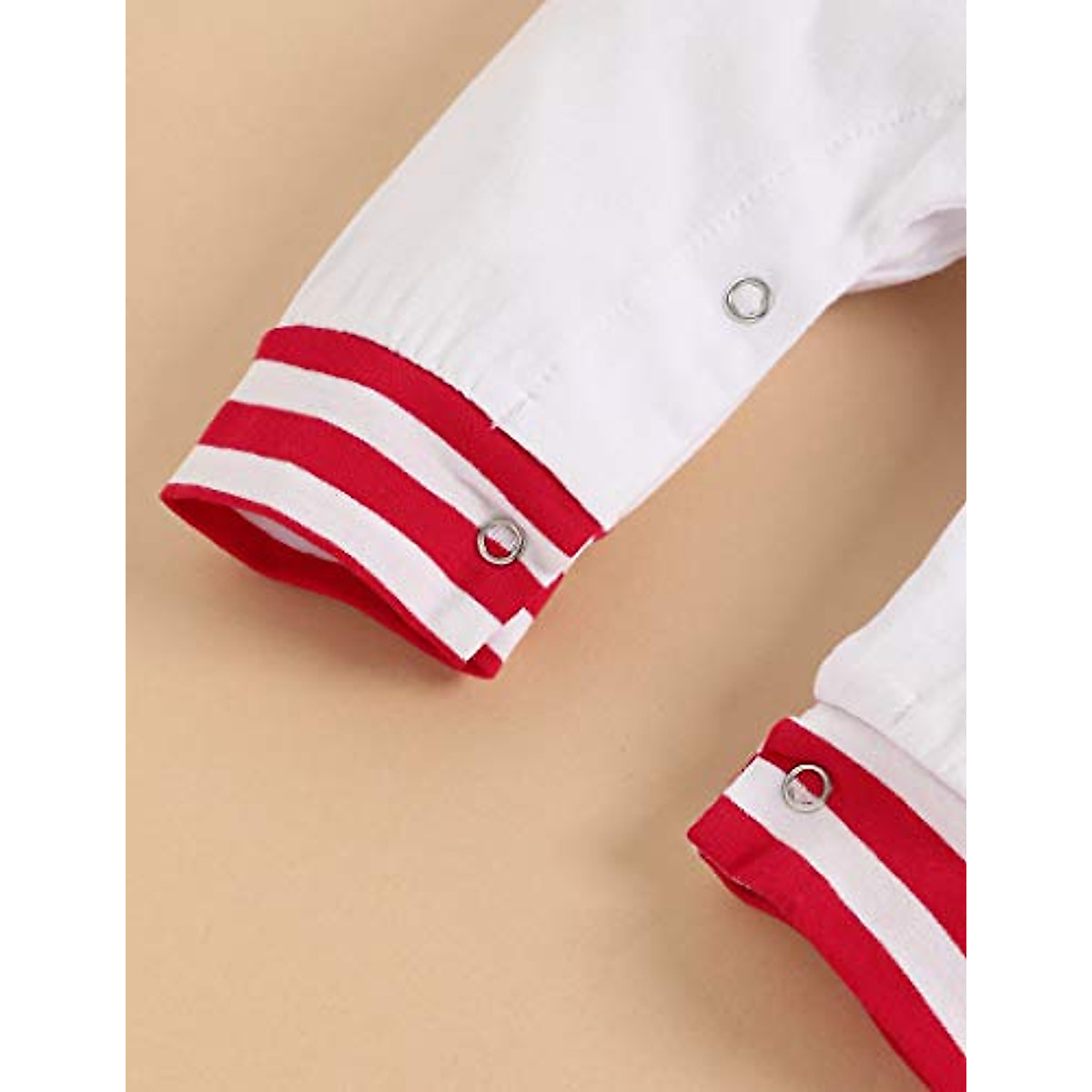 My First Valentine’s Day Newborn Baby Boy Girl Romper Hoodie Jumpsuit One Piece Outfit Set Newborn White