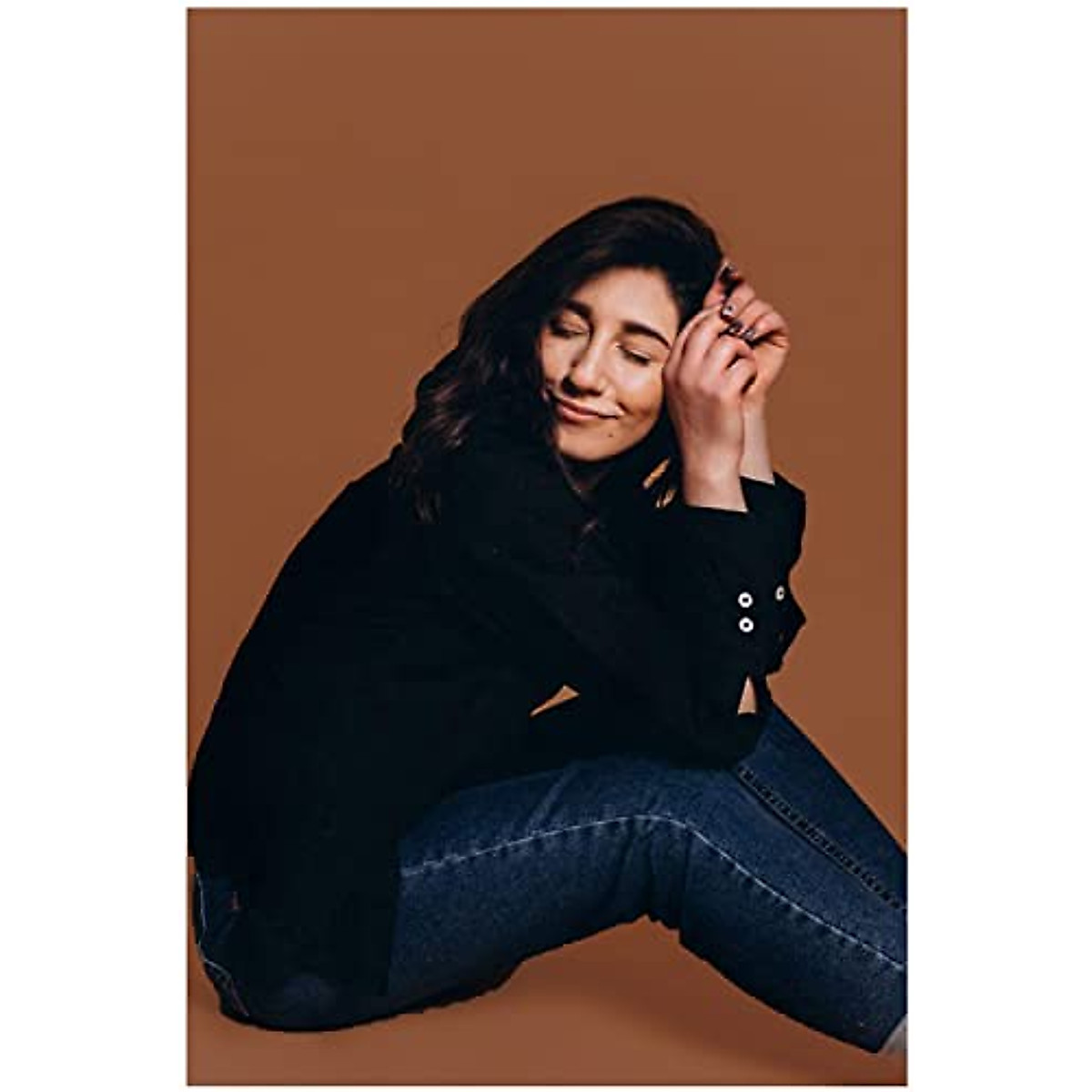 LimoStudio 10 ft. x 12 ft. Brown Backdrop Screen, Soft Brown Background Muslin with Premium Thick Synthetic Fabric, Silk Soft Texture Higher Density 150GSM, for Photo Video, Events, Party, AGG179