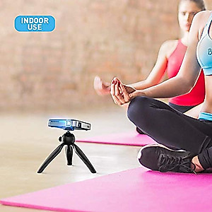 Mini Projector Tripod - YOTON Tripod for Mini Portable Projector, Projector Stand with 360° Metal Rotatable Ball Head for Camera, Mini Projector, Webcam