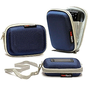 Navitech Blue Shockproof Camera Case Compatible With Canon Powershot SX620 HS Compact Digital Camera