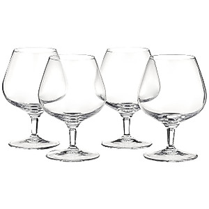 Luigi Bormioli Michelangelo Masterpiece 13-1/4-ounce Napoleon Brandy, Set of 4