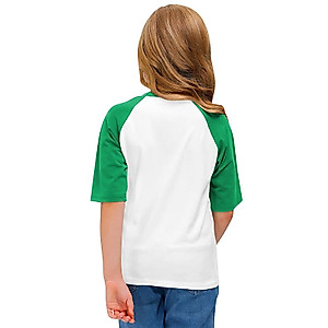 Toddler Boys St. Patrick's Day Funny We Bit Irish Raglan Sleeve Tee Irish Cute Shirt for Toddler Girls 1-2 Years 2XS