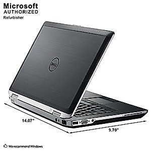 Dell Latitude E6420 14.1 Inch Business Laptop Computer, Intel Dual-Core I7-2620M up to 3.4GHz, 8GB RAM, 1TB HDD, DVD, HDMI, Windows 10 Professional (Renewed)