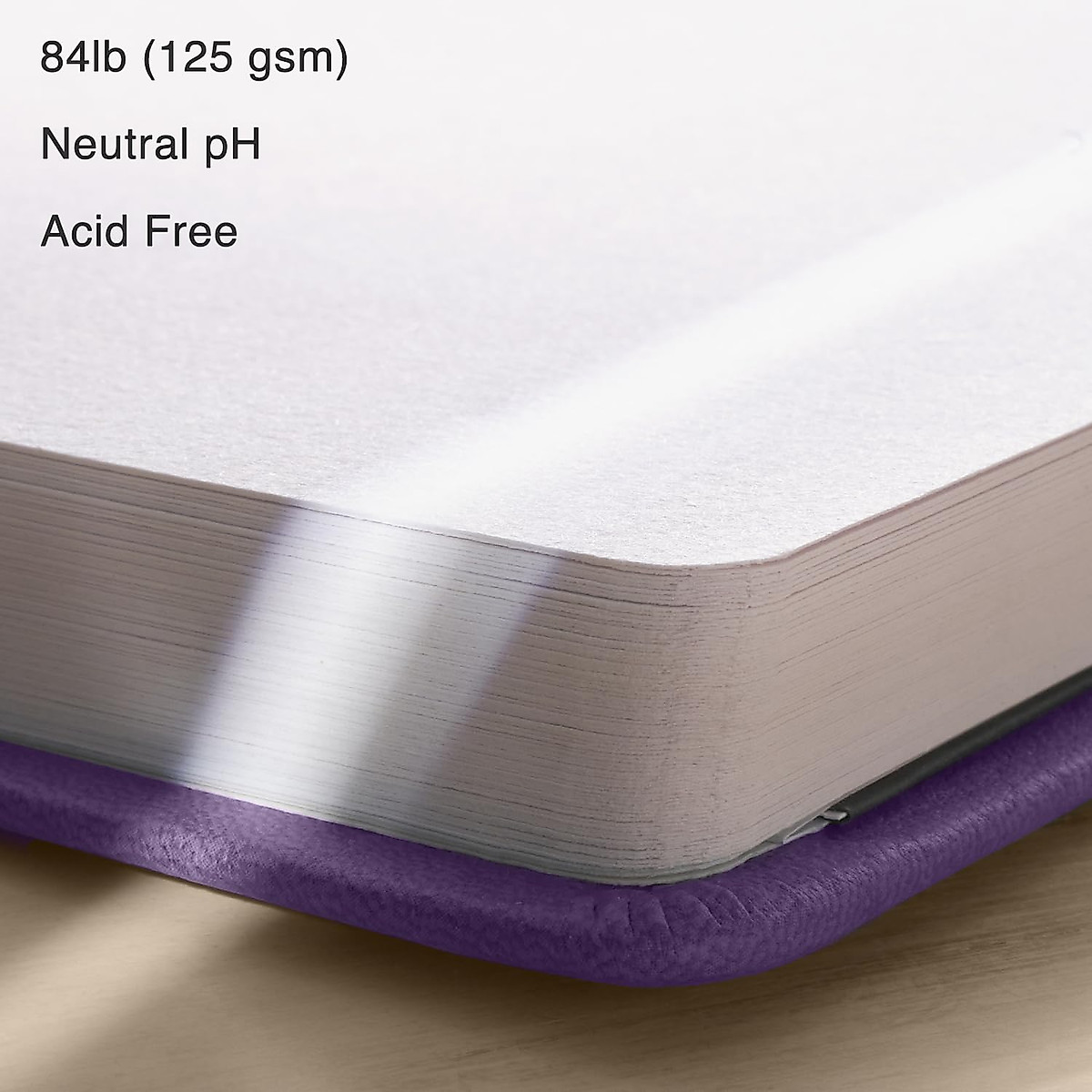 ARTISTO 8.5x11 Premium Hardcover Sketchbook - 80 Sheets (125 GSM), Acid-Free Drawing Paper, Hardbound Sketch Pad with Inner Pocket, Elastic Closure, and Bookmark Ribbon.