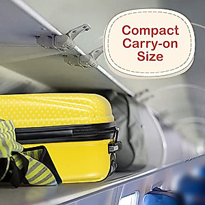 INFANS Kid Luggage Set, 12’’ Travel Backpack and 18’’ Carry on Suitcase with Rolling Spinner Wheels for Children Boys Girls, 2 Pcs Trolley Case Gift for Toddlers, Unicorn