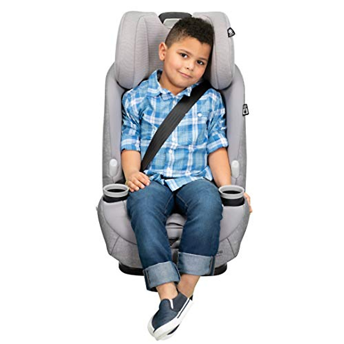 Maxi-Cosi Pria Max All-in-One Convertible Car Seat, rear-facing, from 4-40 pounds; forward-facing to 65 pounds; and up to 100 pounds in booster mode, Nomad Black