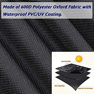 Utheer 7113 Grill Cover for Weber Q100 Q1000 Q1200 Q200 Q2000 Q2200 Series, Fits Weber 50060001 51060001 54060001 Liquid Propane Grills, Waterproof and UV Resistant