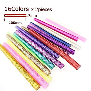 GoGoPanda 40W glue gun set electric heat hot melt crafts repair tool professional DIY 110V (color glue stick4)