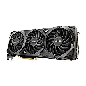MSI GeForce RTX 3080 VENTUS 3X 10G 10GB GDDR6X Graphics Card – 8704 Cuda Cores, 320bit, G-Sync, VR Ready, DirectX 12, HDMI 2.1, DisplayPort 1.4a