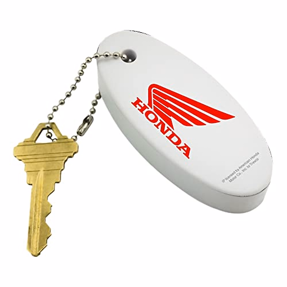 GRAPHICS & MORE Honda Powersports Logo Floating Keychain Oval Foam Fishing Boat Buoy Key Float