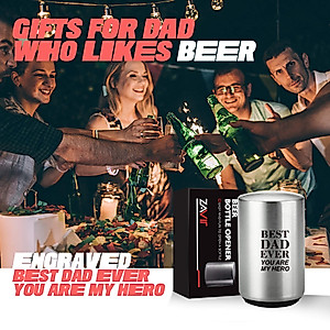 Fathers Day Unique Gifts for Dad from Daughter Son Kids,Bottle Opener,BEST DAD EVER,Pocket Folding Knife,Gifts for Men,Dad,Boyriend,Christmas Stocking Stuffers