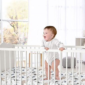 Sweet Jojo Designs Fitted Crib Sheet for Woodland Animals Baby/Toddler Bedding Set Collection - Animal Print