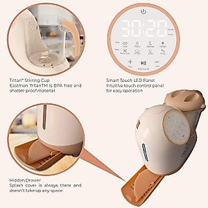 Baby Food Maker Chopper Grinder - Mills and Steamer 8 in 1 Processor for Toddlers - Steam, Blend, Chop, Disinfect, Clean, 20 Oz Tritan Stirring Cup, Touch Control Panel, Auto Shut-Off, 110V Only