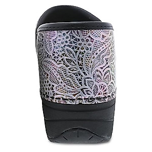 Dansko XP 2.0 Clogs for Women-Lightweight Slip-Resistant Footwear for Comfort and Support-Ideal for Long Standing Professionals-Food Service, Healthcare Professionals Lacy 7.5-8 M US