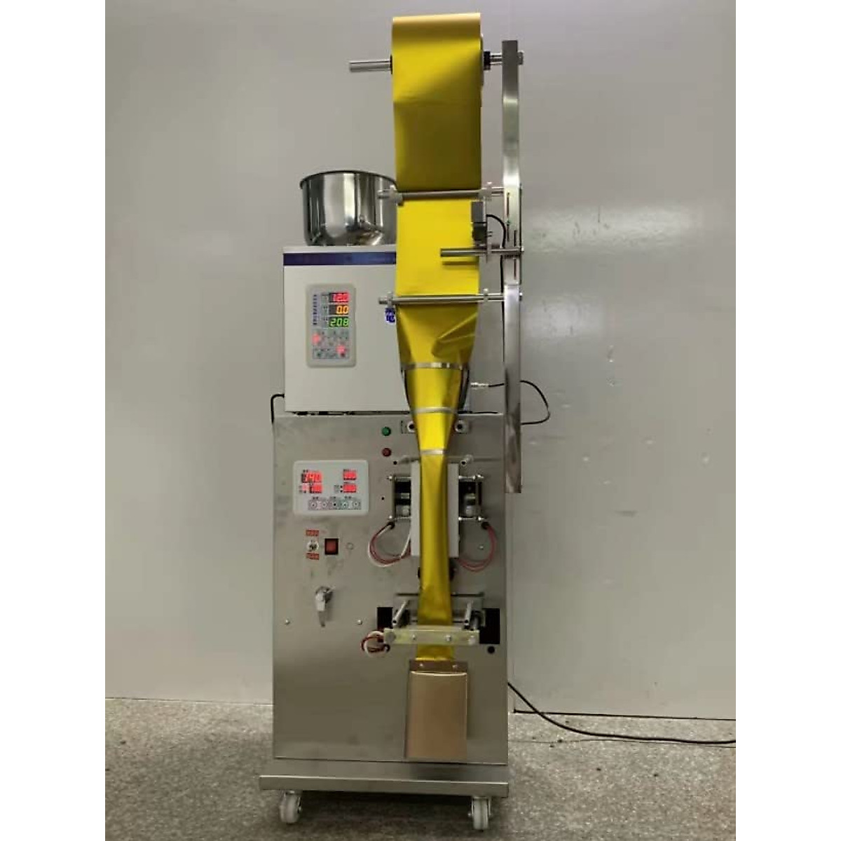 Food Plastic package film automatic tea packing machine Composite material ,Non-woven,Filter paper 3KG / roll (Red aluminized composite plastic (width 16cm))