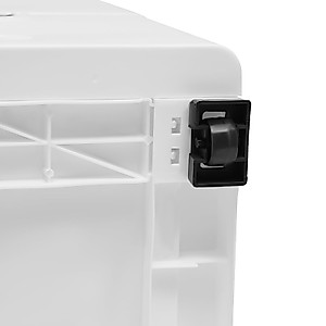 Plastic Drawers Storage Cabinet Mobile Cabinet 15.7"D x 11.8"W x 33"H,Plastic Drawers Dresser Closet Drawers Plastic Storage Bins Home Storage Container Tower,White