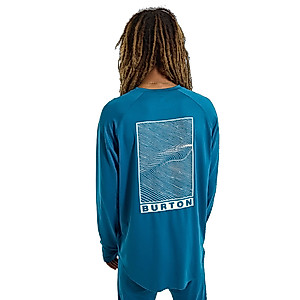 Burton Men's Standard Roadie Base Layer Tech T-Shirt, Lyons Blue, X-Small