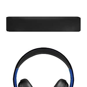 Geekria Protein Leather Headband Pad Compatible with Sony PlayStation Gold Wireless Stereo Headset PlayStation 4 PS3 PS4 CECHYA-0083, Headphones Replacement Band, Top Cushion Cover Repair Part