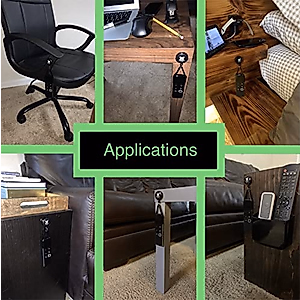 Remote Leash - Retractable Remote Leash, Holder and Mount for Apple TV 4k/4th/5th Generation and Amazon Fire TV Stick remotes | Not for Older Apple TV remotes