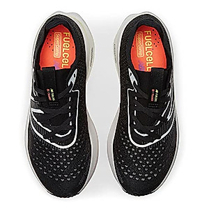 New Balance Women's FuelCell SuperComp Trainer V1 Running Shoe, Black/Black Metallic/Neon Dragonfly, 8.5