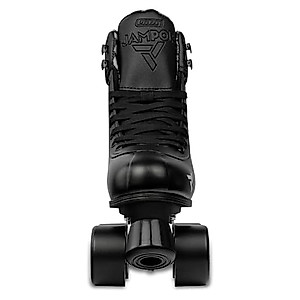 Crazy Skates Adjustable Roller Skates for Boys and Girls - Jam Pop Series - Size Adjustable to Fit 4 Sizes - Black (Size: Medium | 3-6)