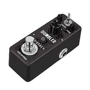 Keytars Analog Dumbler Guitar Effect Pedal for Elecdtric Guitar With Medium Low Distortion Mini Size True Bypass