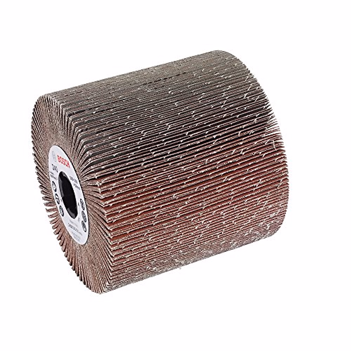 Bosch Professional 2608000596 P40 Flap Sanding Wheel with Fleece, Brown